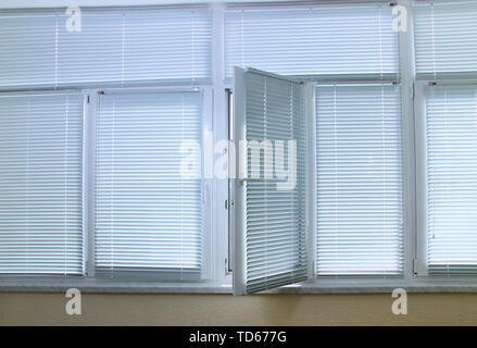 Open balcony window overlooking street Stock Photo - Alamy