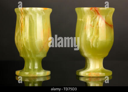 Onyx cup on grey background Stock Photo - Alamy