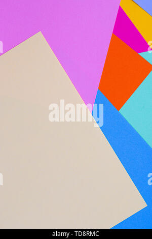 Multicolor background from a paper of different colors. Abstract ...