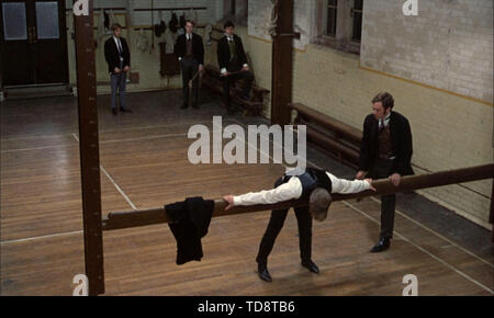 London.UK. L-R: Malcolm McDowell with Michael Cadman, Robert Swann ...