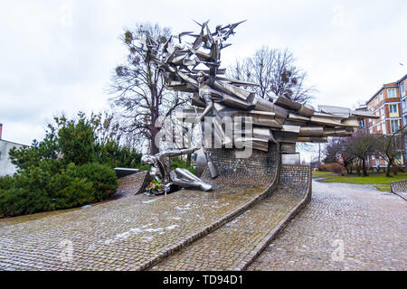 Poland. Gdansk. Monument of Defense of the Polish Post Office in Stock ...