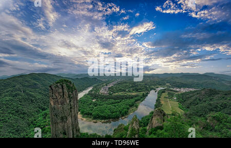 Landscape of Dinghu Peak in Jinyun Xiandu Scenic Area, Lishui, Zhejiang ...