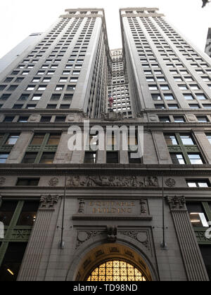 Equitable Building a 40-story office building in New York City, located ...