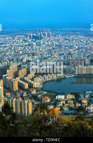 Panoramic view of Haifeng County, Shanwei, Guangdong Stock Photo - Alamy