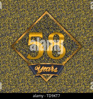 58 years anniversary celebration background. Celebrating 58th ...