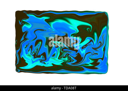 abstract and blurred blots of rectangular shapes on a white background ...