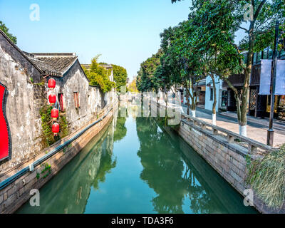 Pingjiang Road, ancient district, Suzhou, Jiangsu Province, China Stock ...