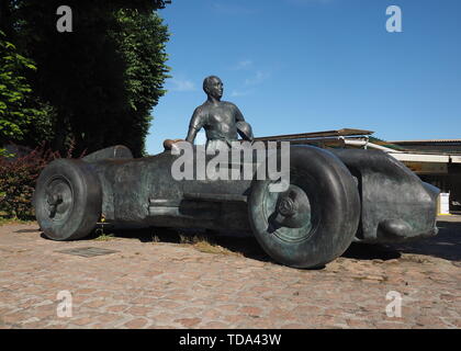 Monza, Italy - June 13, 2019: Statue of Argentine racing car driver ...