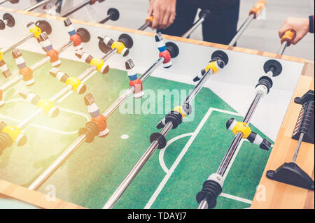 Football game, big board game. Selective focus Stock Photo - Alamy