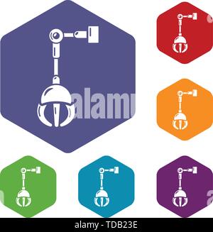 Mechanical grabber icon, simple style Stock Vector Image & Art - Alamy