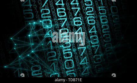Digital signal processing, cyber attack threat Stock Photo - Alamy