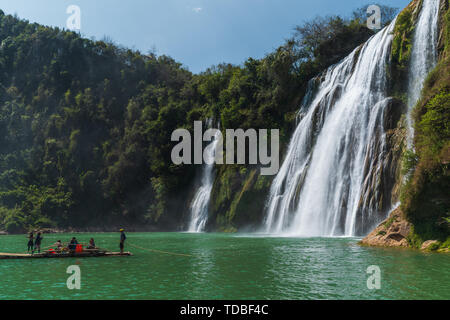 Kowloon Falls, Luoping, Yunnan, Shenlong Falls Stock Photo - Alamy