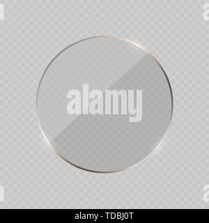 Glare glass frame on transparent background . Template for your design ...