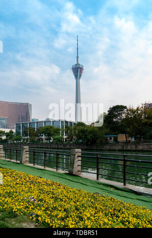 Chengdu television tower 339 Stock Photo - Alamy