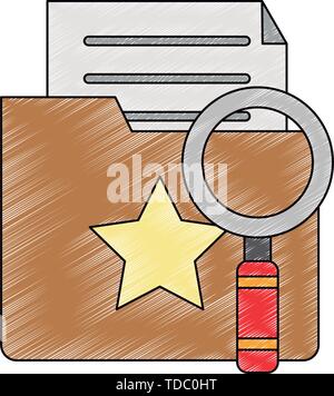 Documents on cloud computing scribble Stock Vector Image & Art - Alamy