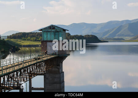 observation station on the lake in the daytime Stock Photo - Alamy