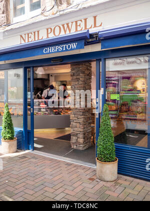 Neil Powell butchers shop Abergavenny Wales UK a modern award winning ...