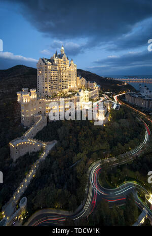 A castle on the side of Dalian Stock Photo - Alamy