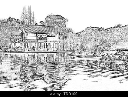 Anchang Ancient Town Stock Photo - Alamy