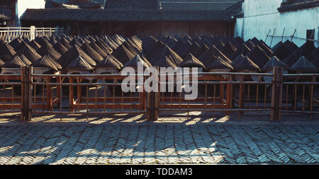 Chinese fermentation cans Stock Photo - Alamy