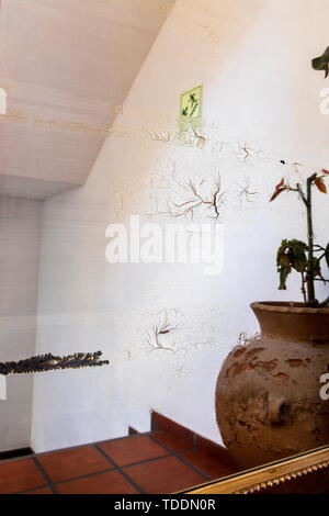 Mirror damaged by moisture, damp in a hotel in Arequipa, Peru Stock ...