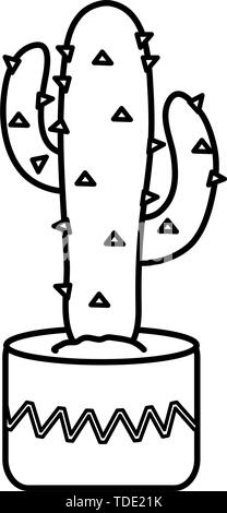 mexican celebration with cactu Stock Vector Image & Art - Alamy