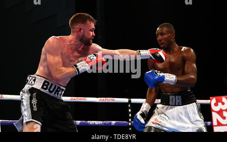 Alistair Warren (left) and Shakiel Thompson (right) during the ...
