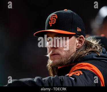 San Francisco Giants pitcher Shaun Anderson against the Atlanta Braves ...
