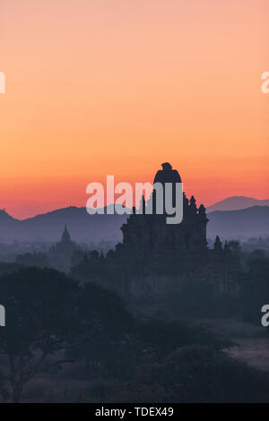 Sunrise in Pugan, Myanmar Stock Photo - Alamy
