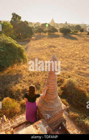Tourism in Pangan, Myanmar Stock Photo - Alamy