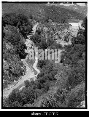 View from Big Tujunga Dam Overlook, in Angeles National Forest ...
