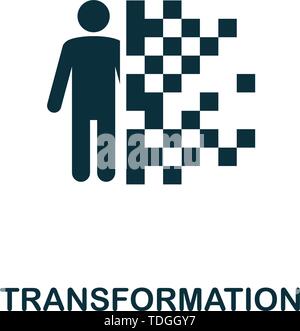 Transformation icon vector, filled flat sign, solid pictogram isolated ...