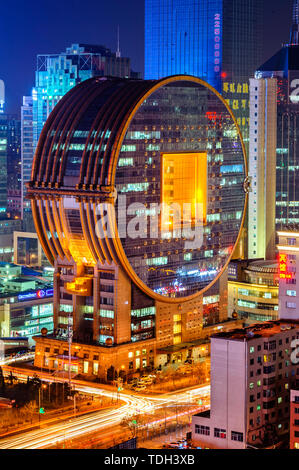 Shenyang City Night View Shenyang North Station Stock Photo - Alamy