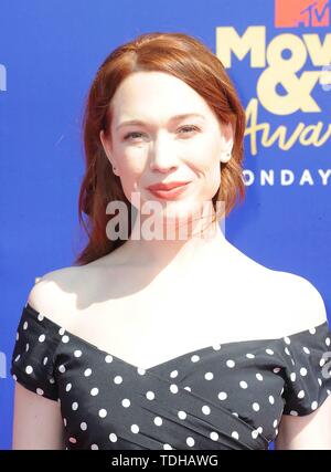 Rhian Rees attends the 2019 MTV Movie and TV Awards held at Barker ...