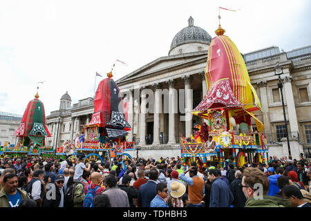 The annual Rathayatra Festival for Lord Krishna and his devotees ...