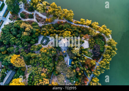 Aerial shot Xingqing Palace, Xi'an Stock Photo - Alamy