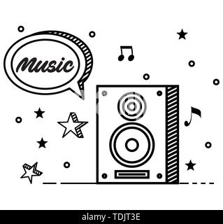 chat bubble message to melody rhythm Stock Vector Image & Art - Alamy