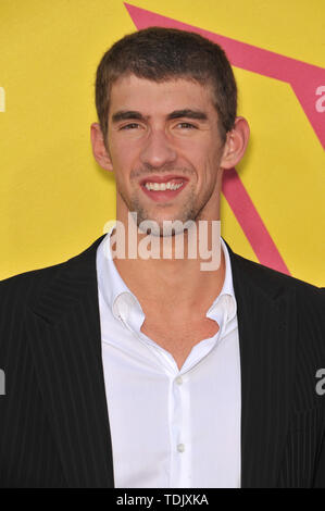 Michael Phelps at the 2008 MTV Video Music Awards held at the Paramount ...