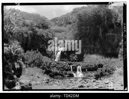 OHE O BRIDGE, DOWNSTREAM ELEVATION. - Haleakala National Park Roads ...