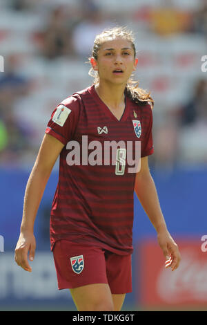 Nice, France. 16th June, 2019. Thailand Wome's national team group (THA ...