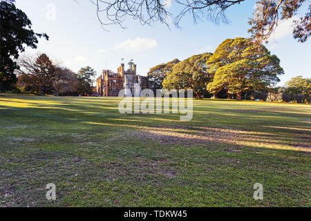 Medieval castle in Sydney Stock Photo - Alamy