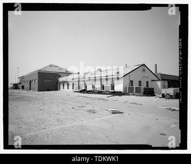 Oblique view of east and north sides, facing southwest. - Albrook Air ...