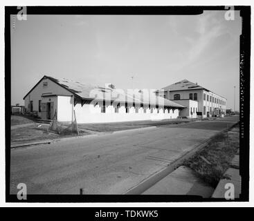 Oblique view of east and north sides, facing southwest. - Albrook Air ...