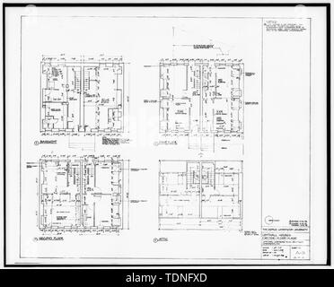 Photocopy of measured drawings John Carl Warnecke, Architect May, 1978 ...