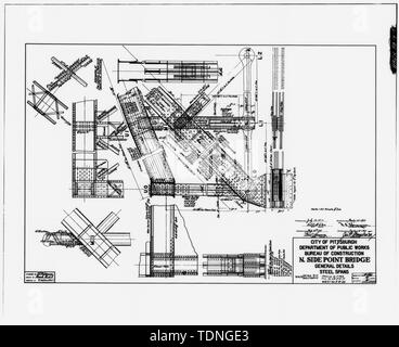 Photocopy of original drawing belonging to the Pittsburgh Department of ...
