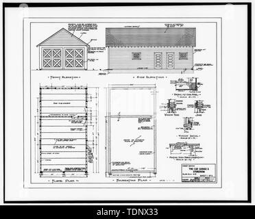 Photocopy of Sheet 1 of Building Plan R4-53 (USDA, Forest Service ...