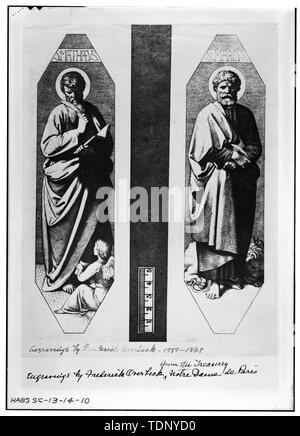 Stained glass windows based on William Blake's work, in Felpham Stock ...