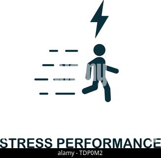 Low energy icon. Fatigue flat illustration. Man feeling tired and ...