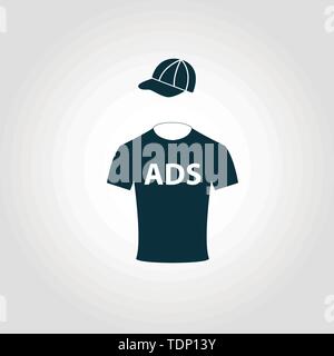 Merch Advertising icon. Flat creative element from advertising icons ...