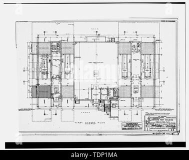 Photocopy of engineering drawing, May, 1941 (original drawing located ...